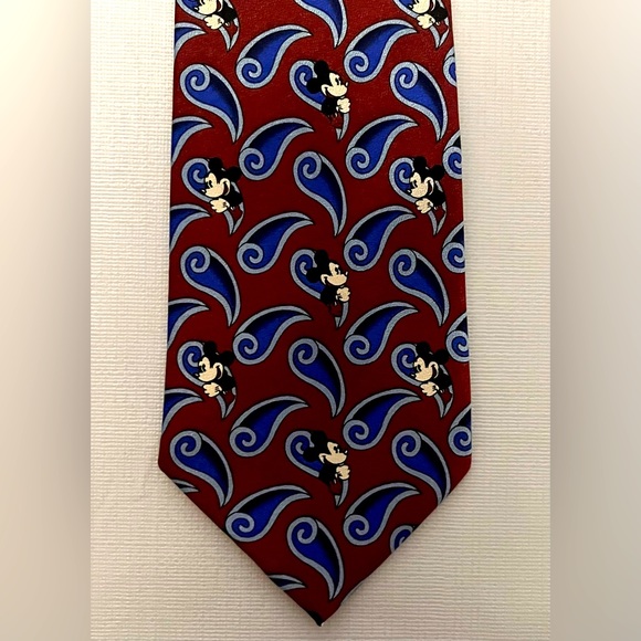 Disney | Accessories | Walt Disney World Parks Original 0 Silk Neck Tie ...